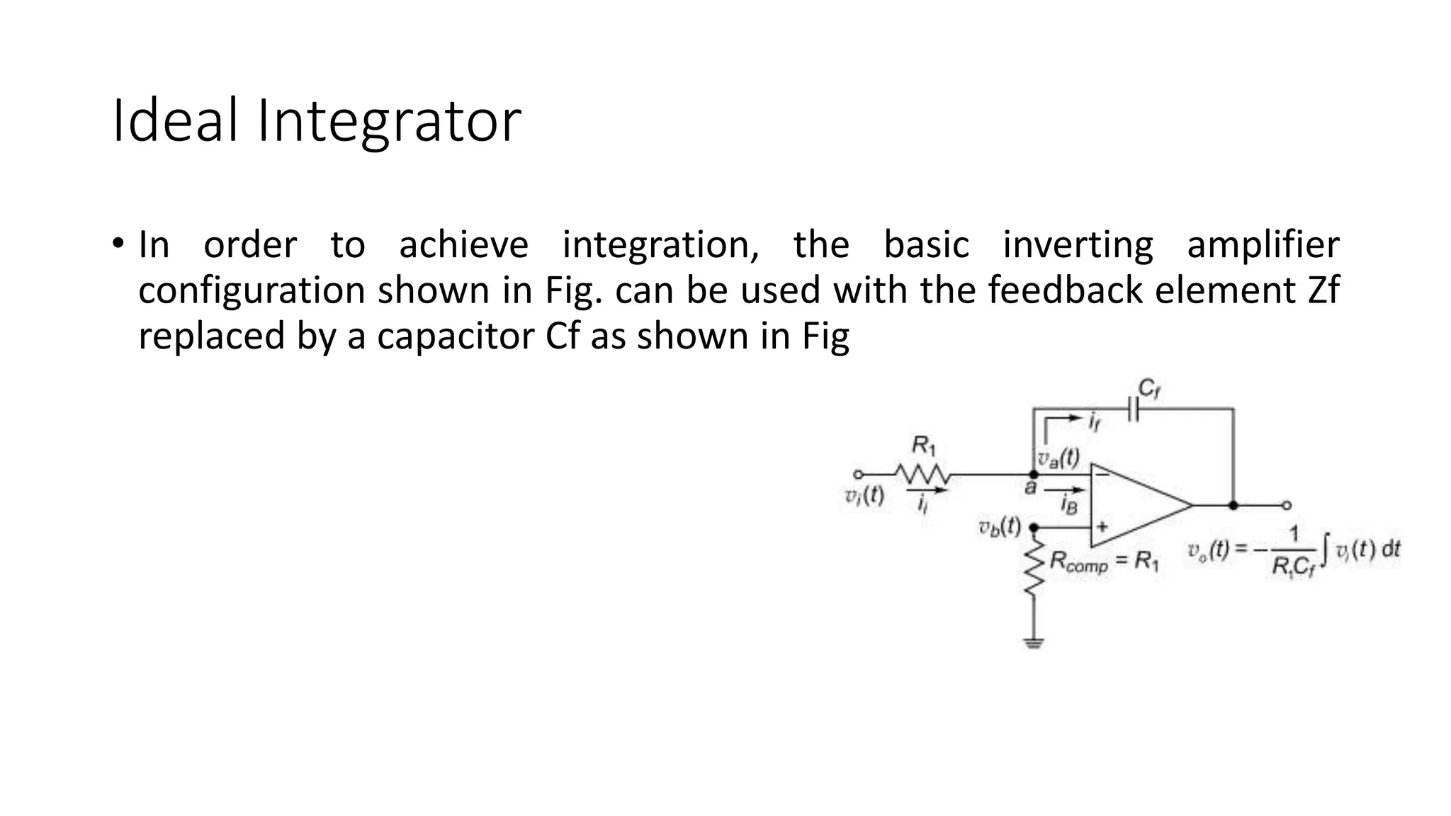 M_2_Integrator(Analog Electronics Integrator Using OP Amps).pptx