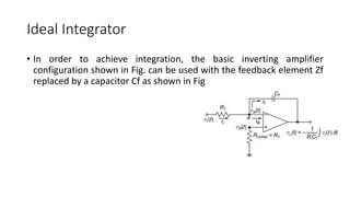M_2_Integrator(Analog Electronics Integrator Using OP Amps).pptx