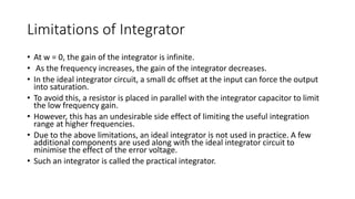 M_2_Integrator(Analog Electronics Integrator Using OP Amps).pptx