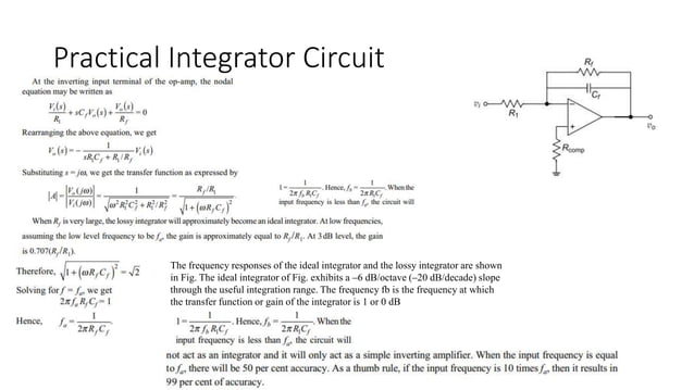 M_2_Integrator(Analog Electronics Integrator Using OP Amps).pptx