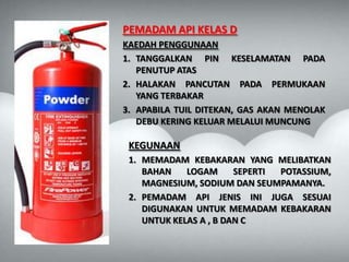 M2 k3 pemadam api | PPTX