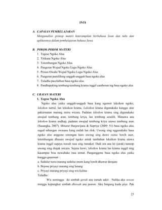 M2 kb2 BASA NGOKO ALUS | PDF