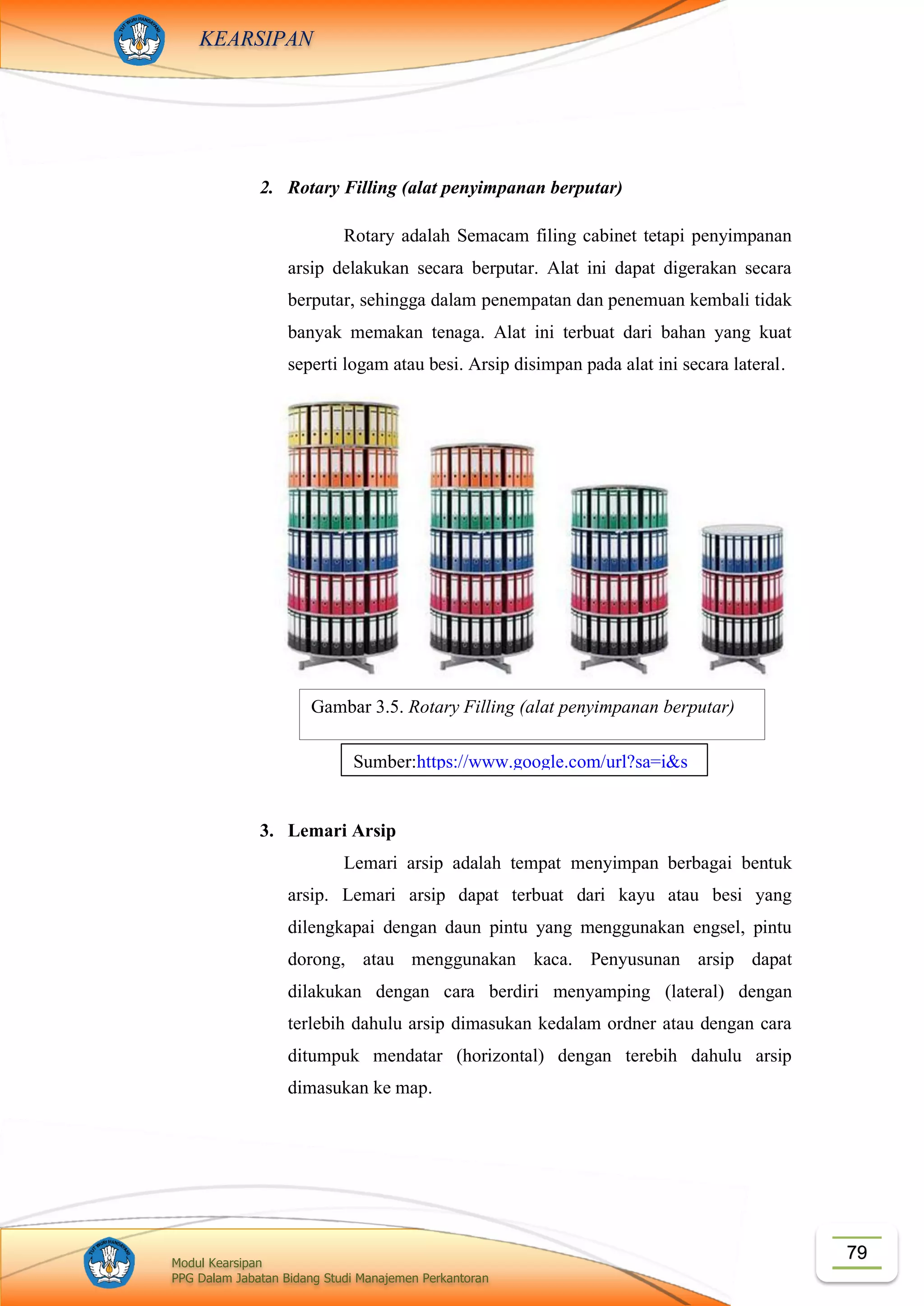 M2 kb3 peralatan kearsipan | PDF