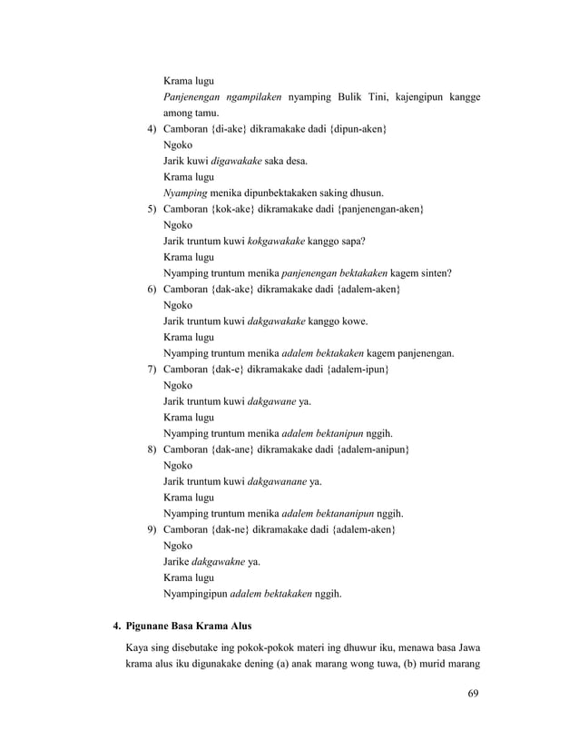 M2 kb4 BASA KRAMA ALUS | PDF