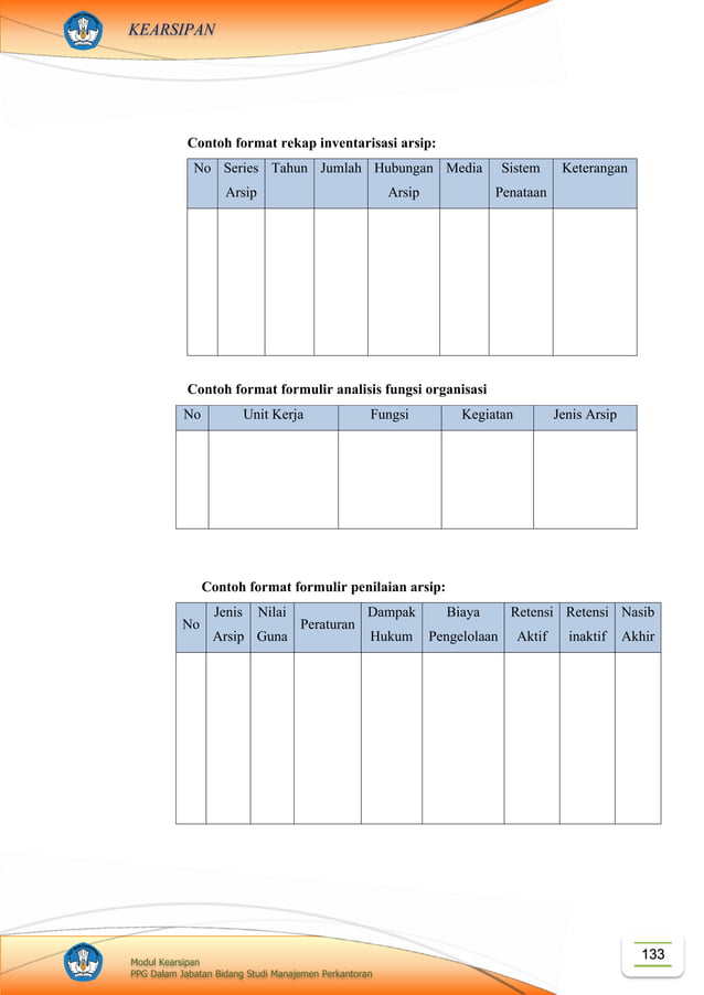 M2 kb4 evaluasi kegiatan pengelolaan arsip | PDF