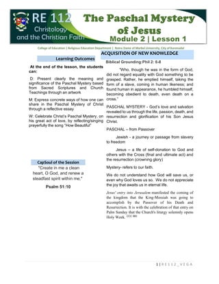 M2_L1++Paschal+Mystery.pdf,,,,,,,,,,,,,,,,,,,,,,,,,,,,,,,, | PDF