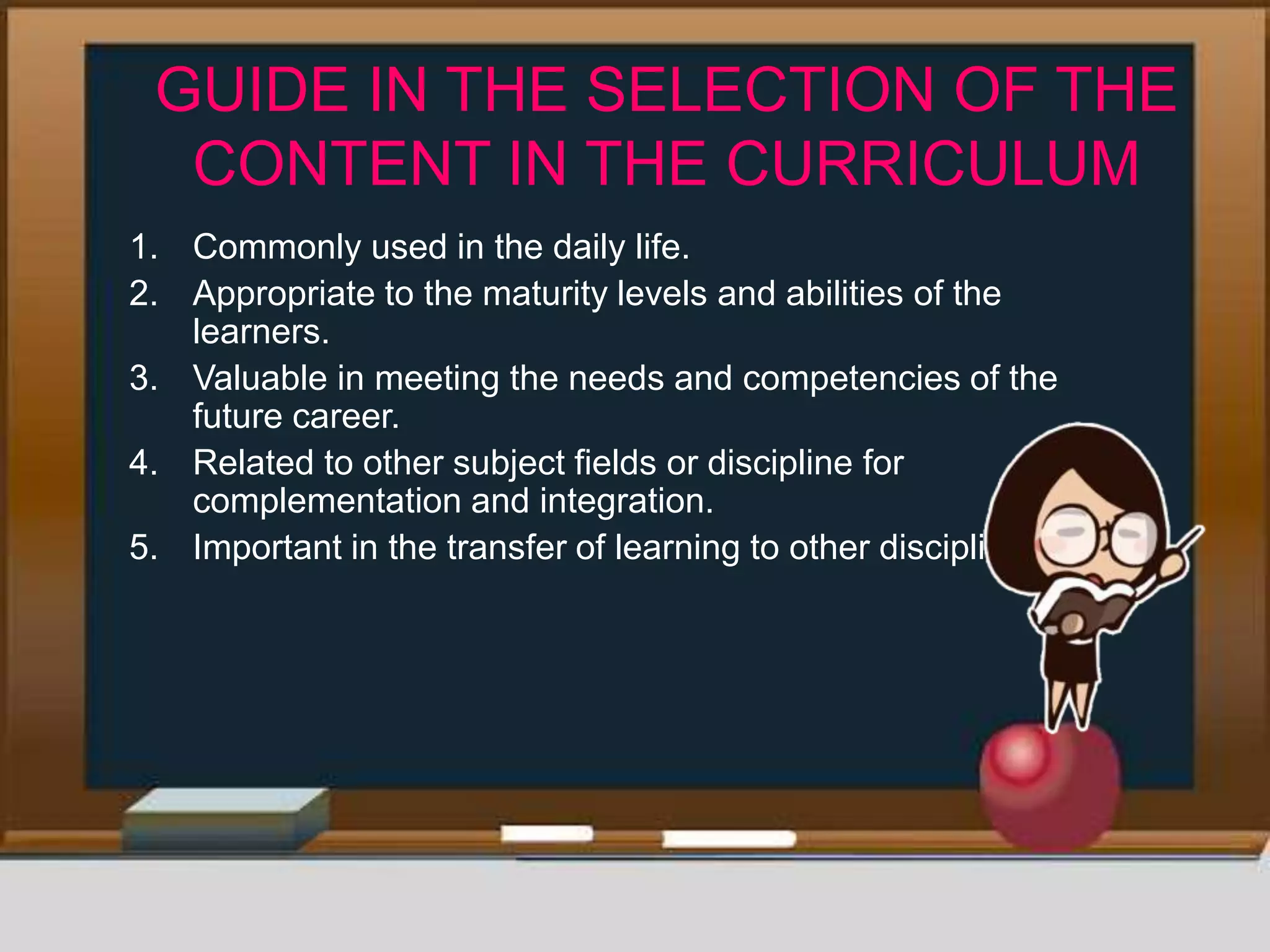 Approaches to School Curriculum | PPTX