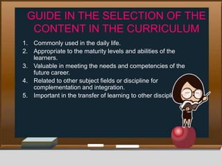Approaches to School Curriculum | PPTX
