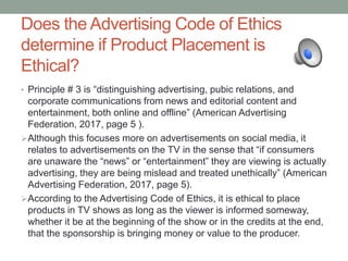 Product Placement in U.S. vs. Abroad Case Study | PPTX