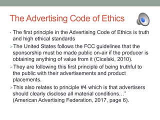 Product Placement in U.S. vs. Abroad Case Study | PPTX