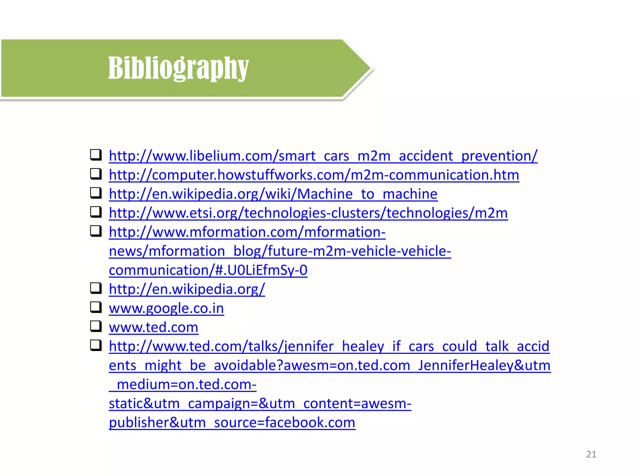 M2M - Machine to Machine Technology | PPTX