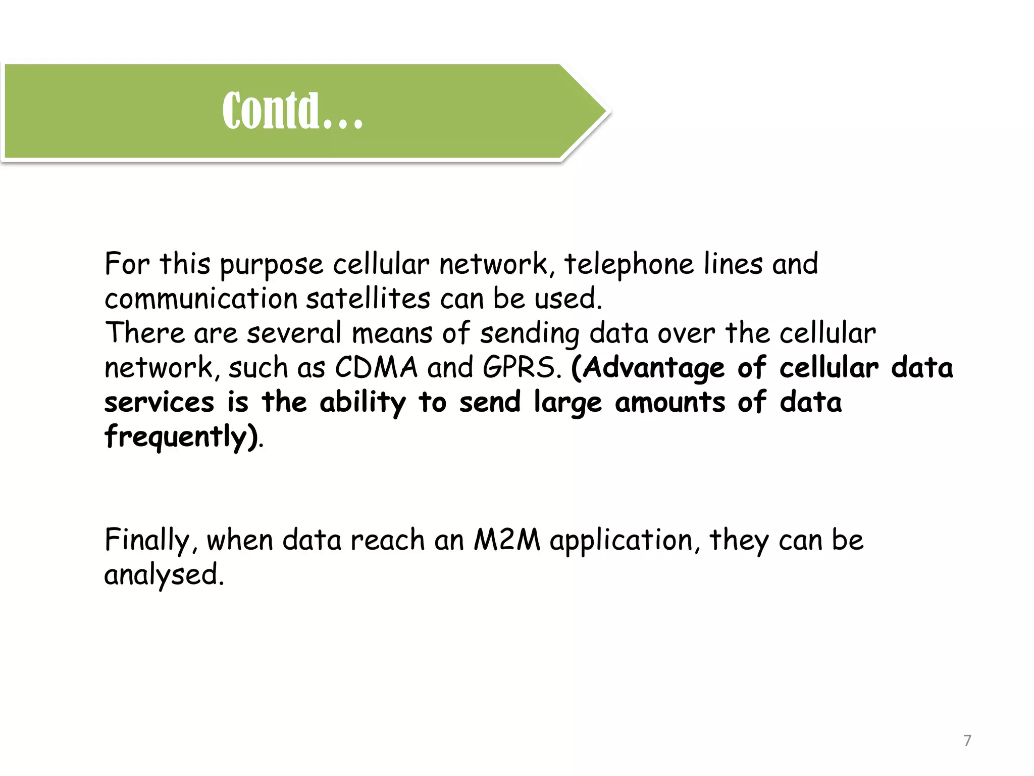 M2M - Machine to Machine Technology | PPTX | Computer Networking ...