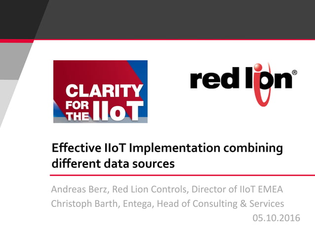 Effective Iiot Implementation Combining Different Data Sources Ppt