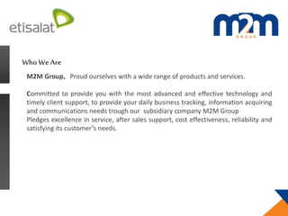 M2M group presentation | PPTX | Business Utilities | Business