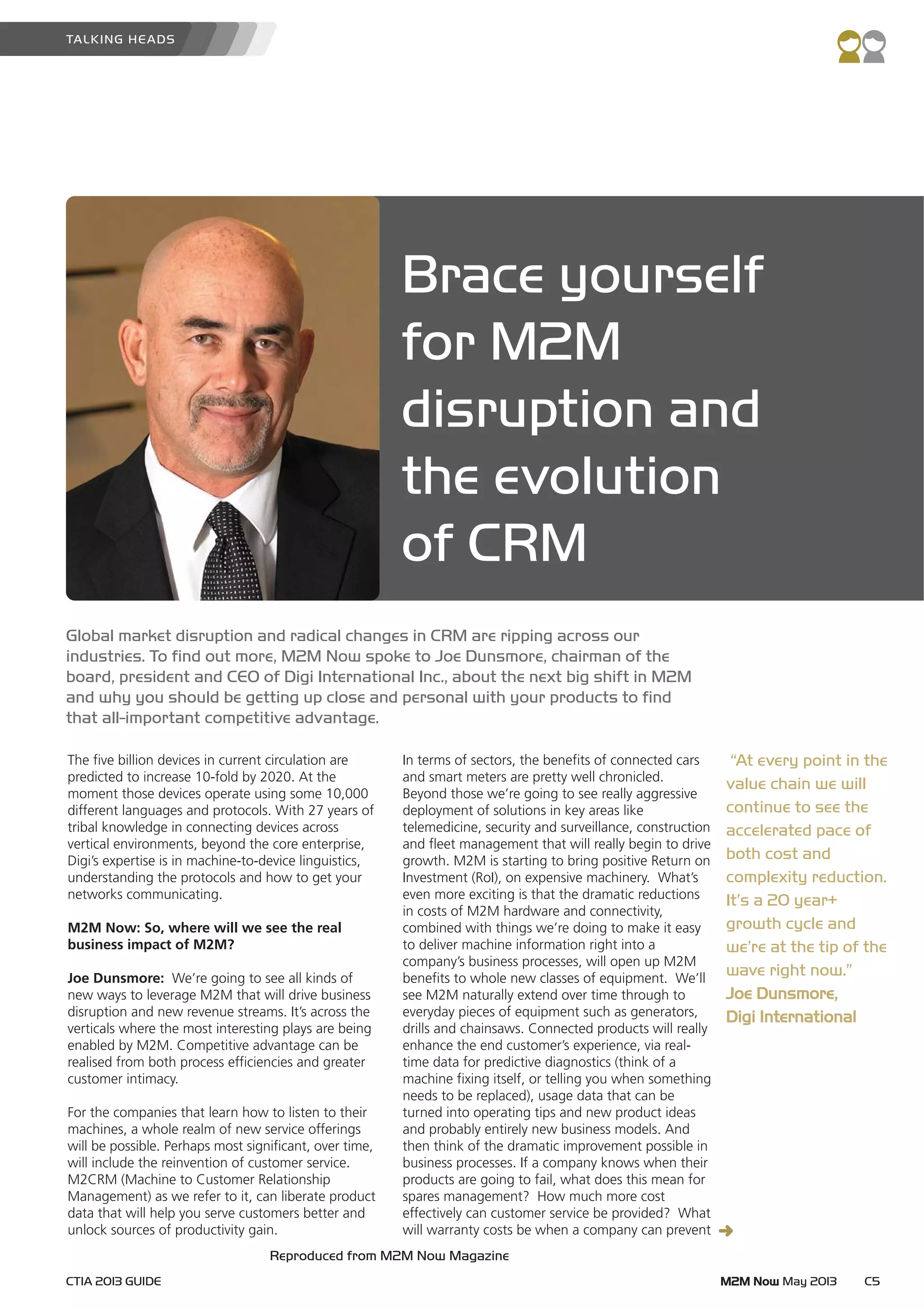 Interview with Joe Dunsmore, Digi CEO | PDF