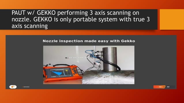 Total Focusing Method w/ M2M ndt GEKKO | PPT