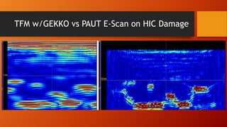 Total Focusing Method w/ M2M ndt GEKKO | PPT