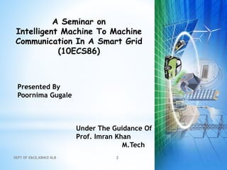 M2m communication in smart grid ppt | PPTX | Telecommunications ...