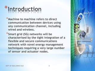 M2m communication in smart grid ppt | PPTX | Telecommunications ...