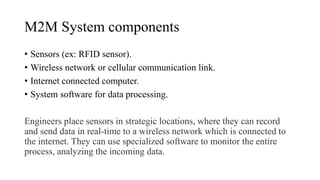 M2M technology in IOT | PPTX