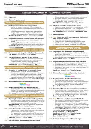 M2M World 2011 Brochure | PDF