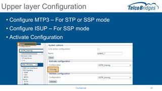 SIGTRAN M2PA Technical Training from TelcoBridges | PDF