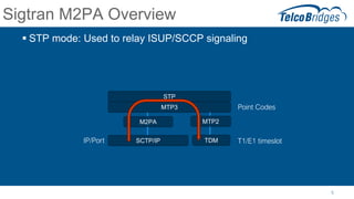 SIGTRAN M2PA Technical Training from TelcoBridges | PDF