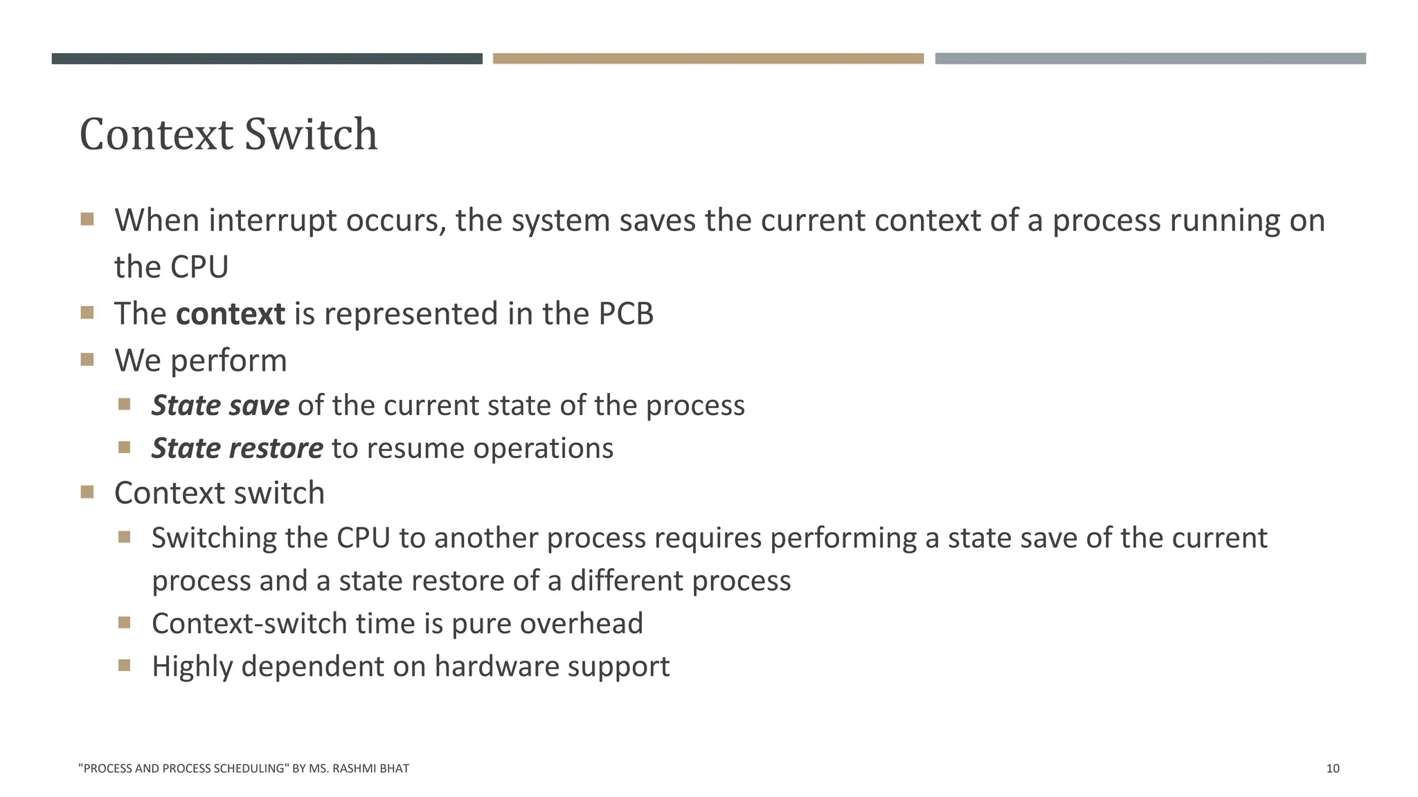 Process Scheduling in OS | PDF