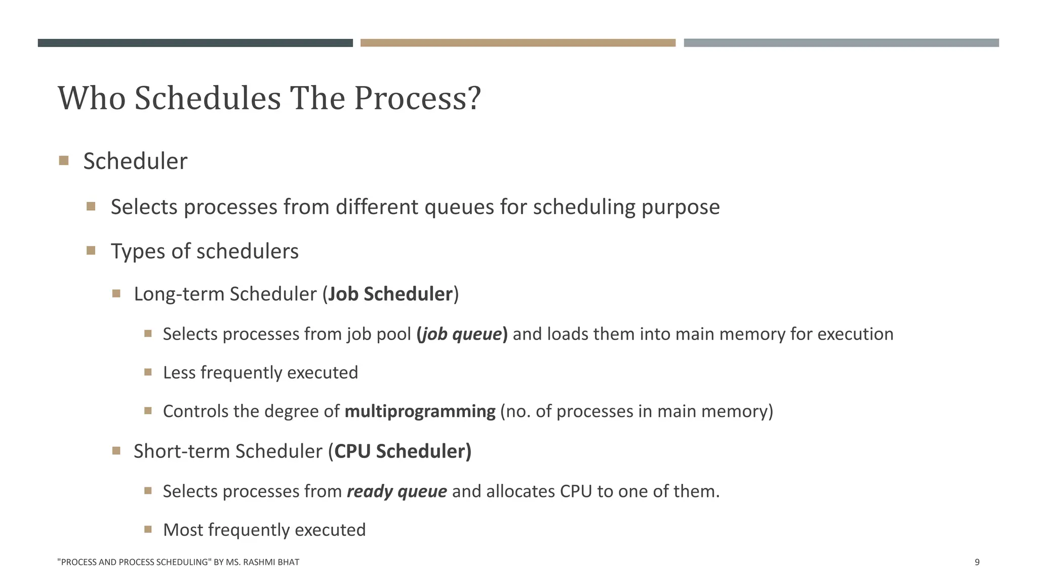 Process Scheduling in OS | PDF