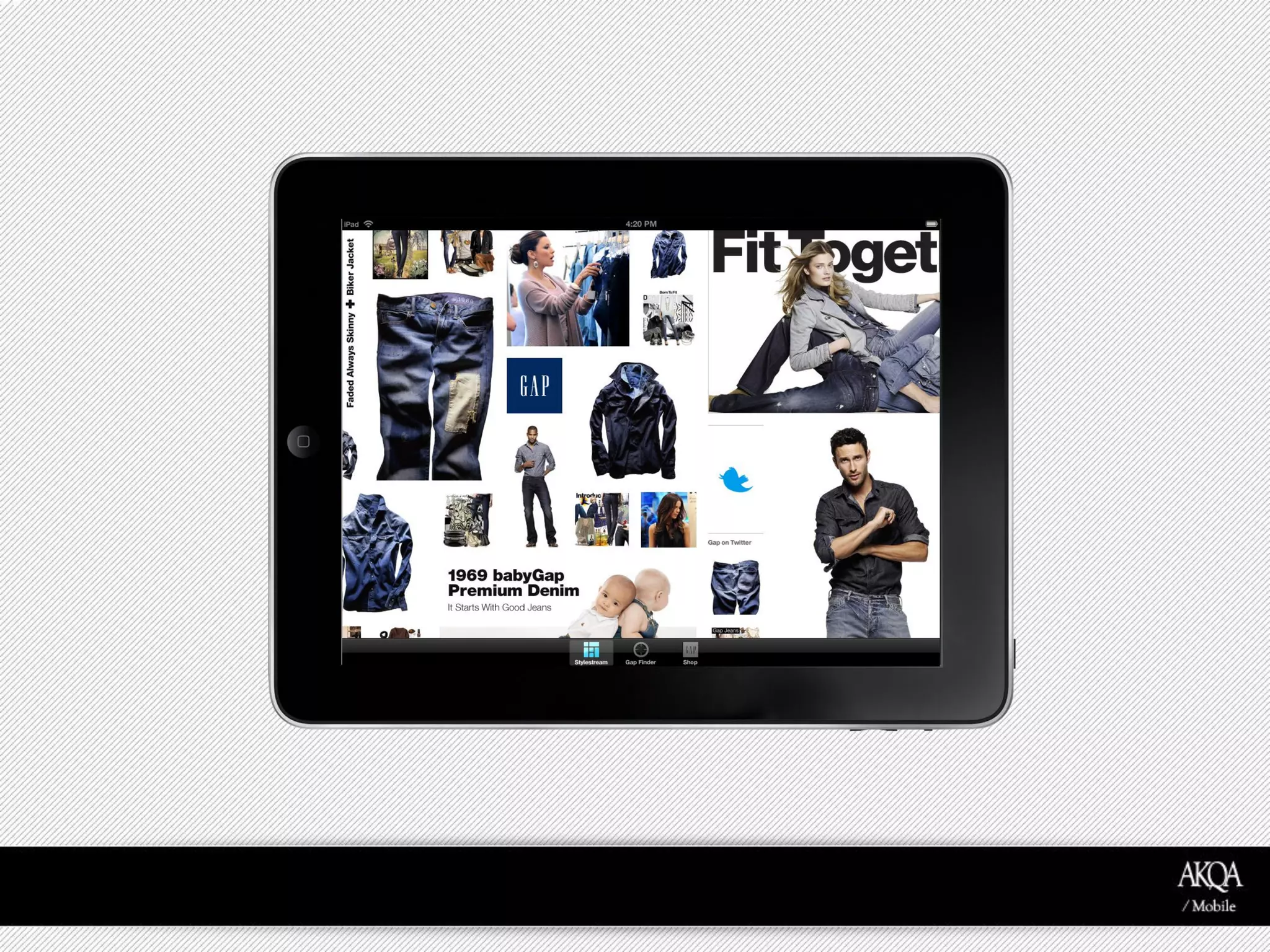 M2 roadshow us akqa mobile, gap case study | PPT