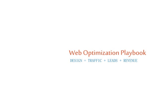 Web Optimization Playbook | PDF