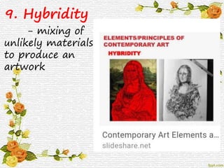 Subjects and Elements (Contemporary Philippine Arts from the Region) | PPTX