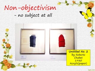 Subjects and Elements (Contemporary Philippine Arts from the Region) | PPTX