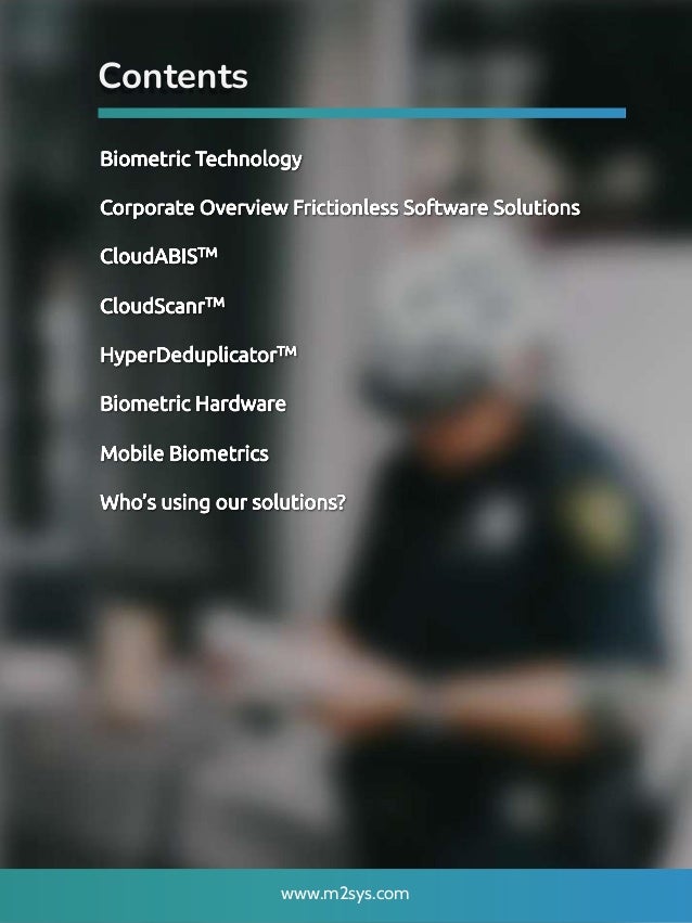 M2sys Biometric Technology Solutions Suite Pdf