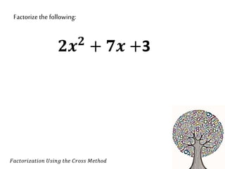 Factorization | PPTX