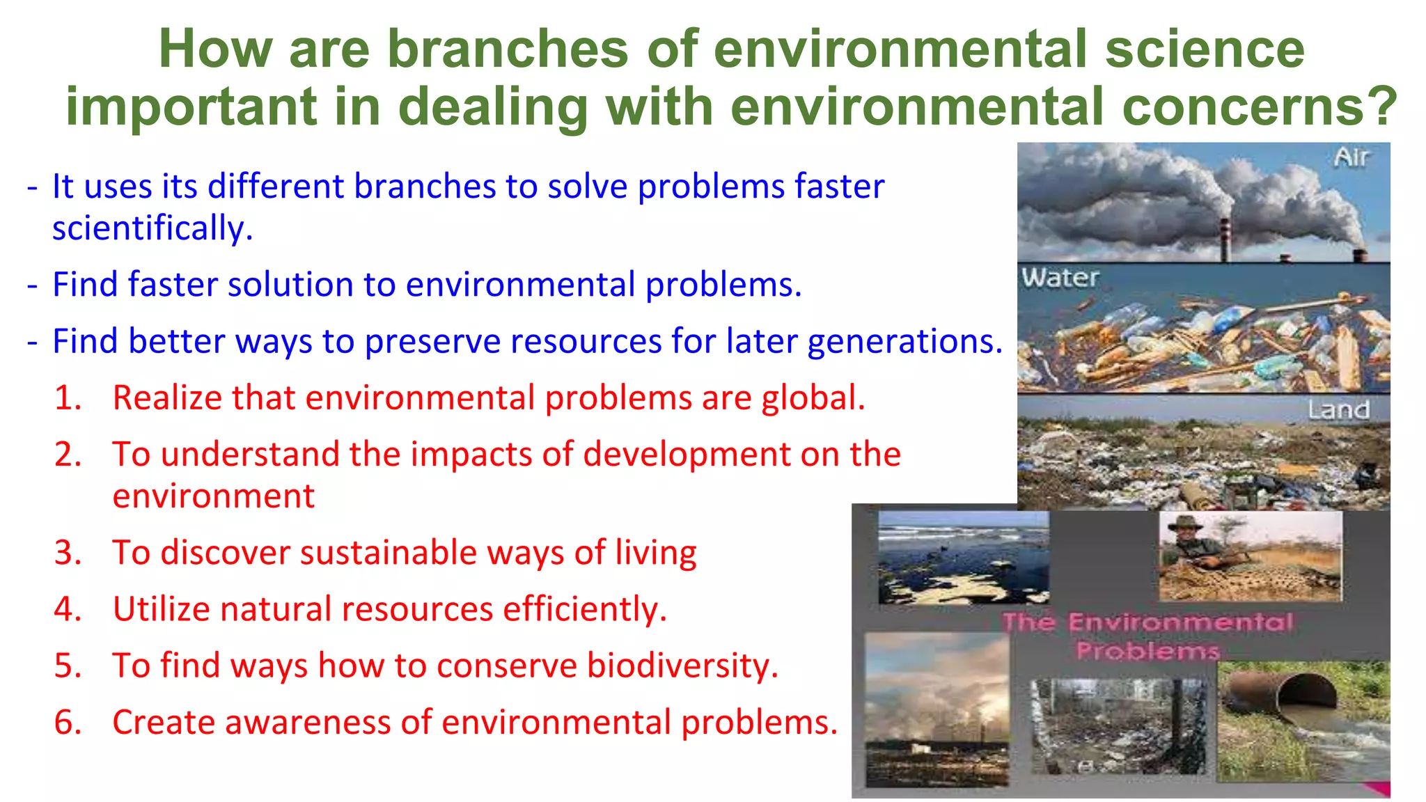 M3. 1. Branches of environmental science.pptx