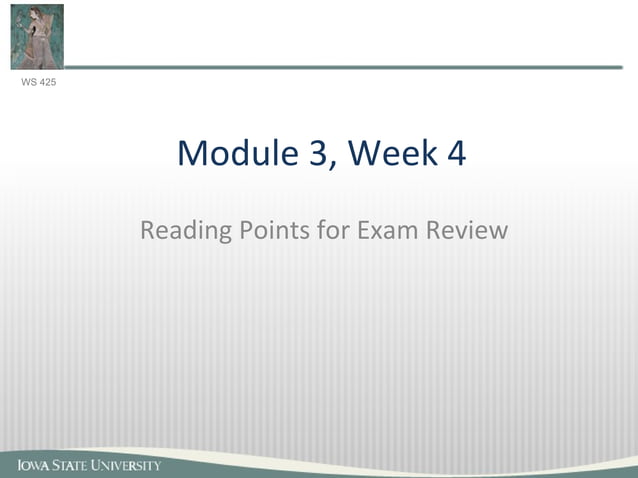 Module 3 Week 4 Review | PPT