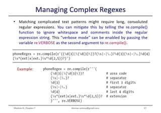 Python Programming ADP VTU CSE 18CS55 Module 3 Chapter 7 - B | PPT