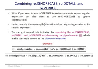 Python Programming ADP VTU CSE 18CS55 Module 3 Chapter 7 - B | PPT