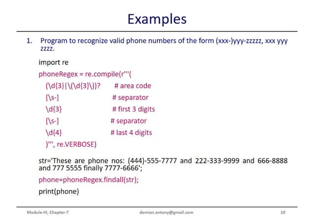 Python Programming Adp Vtu Cse 18cs55 Module 3 Chapter 7 B Ppt