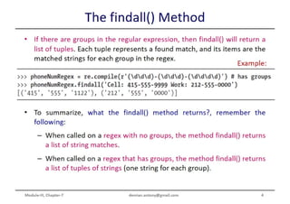 Python Programming ADP VTU CSE 18CS55 Module 3 Chapter 7 - B | PPT