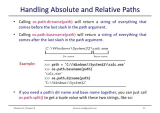 Python Programming ADP VTU CSE 18CS55 Module 3 Chapter 8 - A | PDF ...