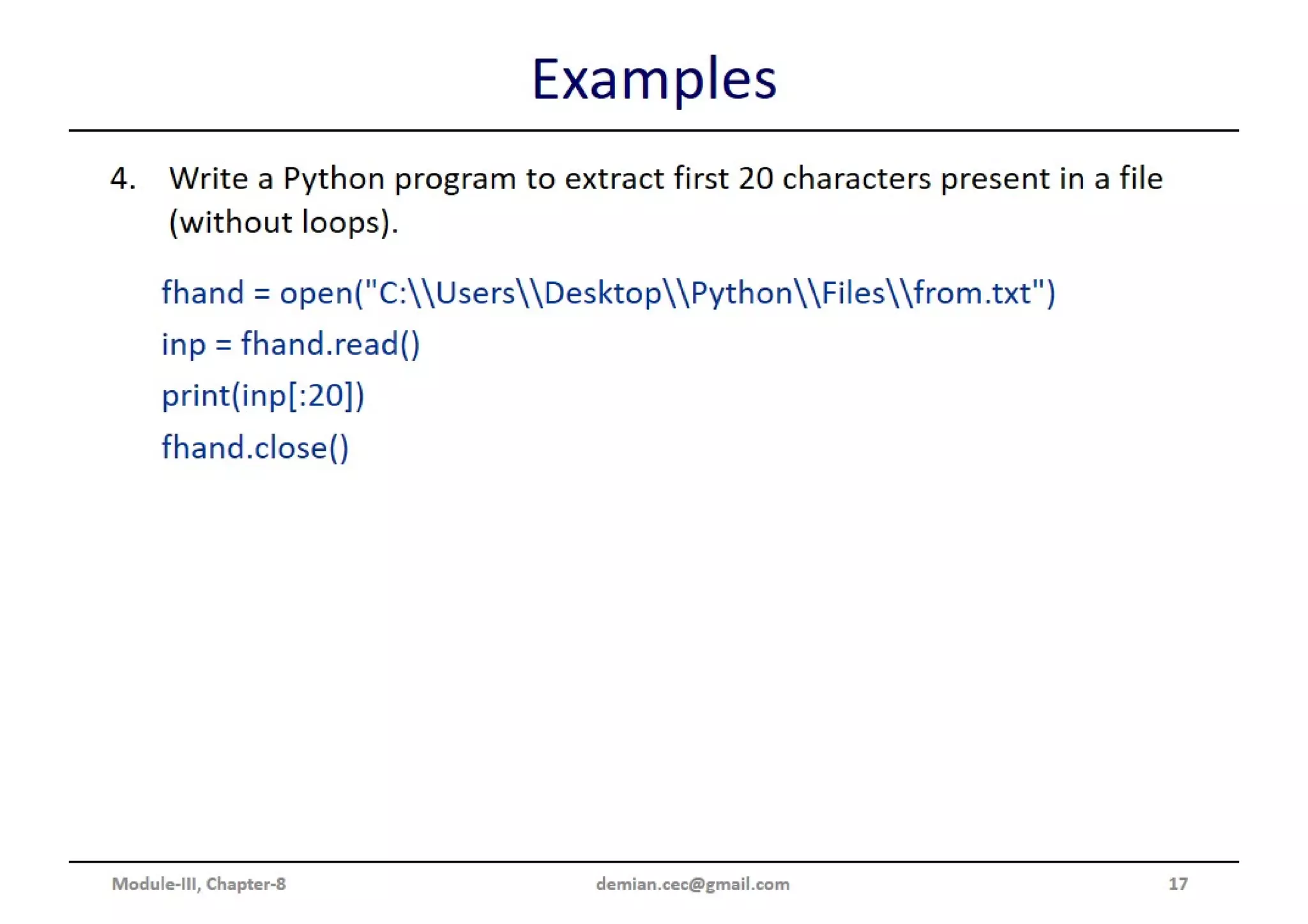 Python Programming ADP VTU CSE 18CS55 Module 3 Chapter 8 - B | PPT