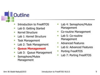 FreeRTOS Course - Queue Management | PPT | Operating Systems | Computer Software and Applications