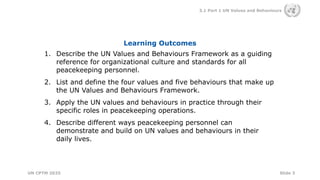 M3 - Lesson 3.1 UN Values and Behaviours Part 1 - Slides.pptx