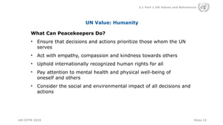 M3 - Lesson 3.1 UN Values and Behaviours Part 1 - Slides.pptx