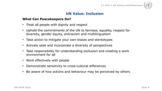 M3 - Lesson 3.1 UN Values and Behaviours Part 1 - Slides.pptx