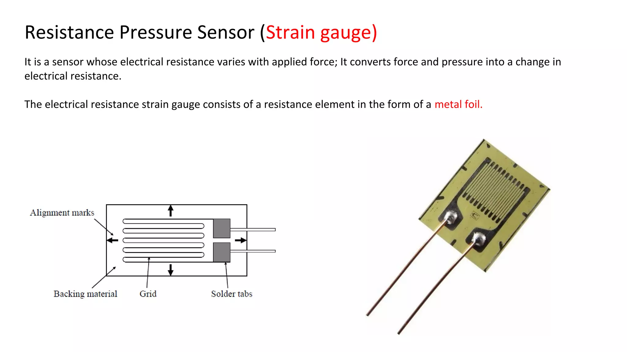 Pressure sensor Measurement | PDF
