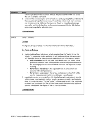 M3 Reviewing Trainer Notes | PDF