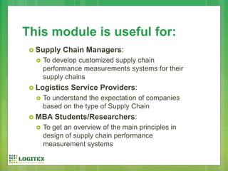 Supply Chain performance | PPTX
